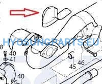 Hyosung Parts EU - Hyosung Classic Exhaust Cover GV650 ST7